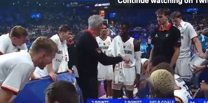 Dennis Schroder and German Coach Argue After Coach Grabs Him - Hoops Distro
